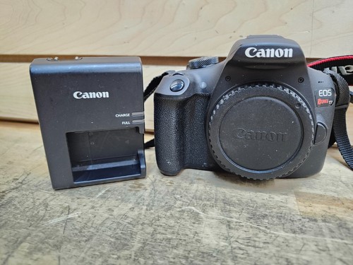 Canon EOS Rebel T7 Digital Camera Body W/ CHARGER *SHUTTER COUNT 2008 ...