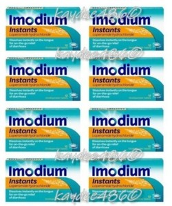 96 Imodium Instants Diarrhoea Relief Melts (8 x Packs of 12 Tablets ...
