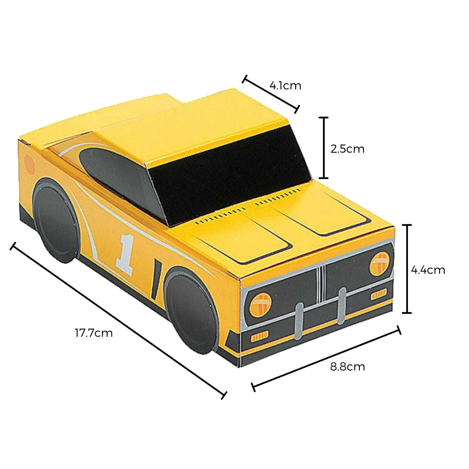 Coloured Racing Race Car Birthday Lolly Treat Favour Boxes Party ...