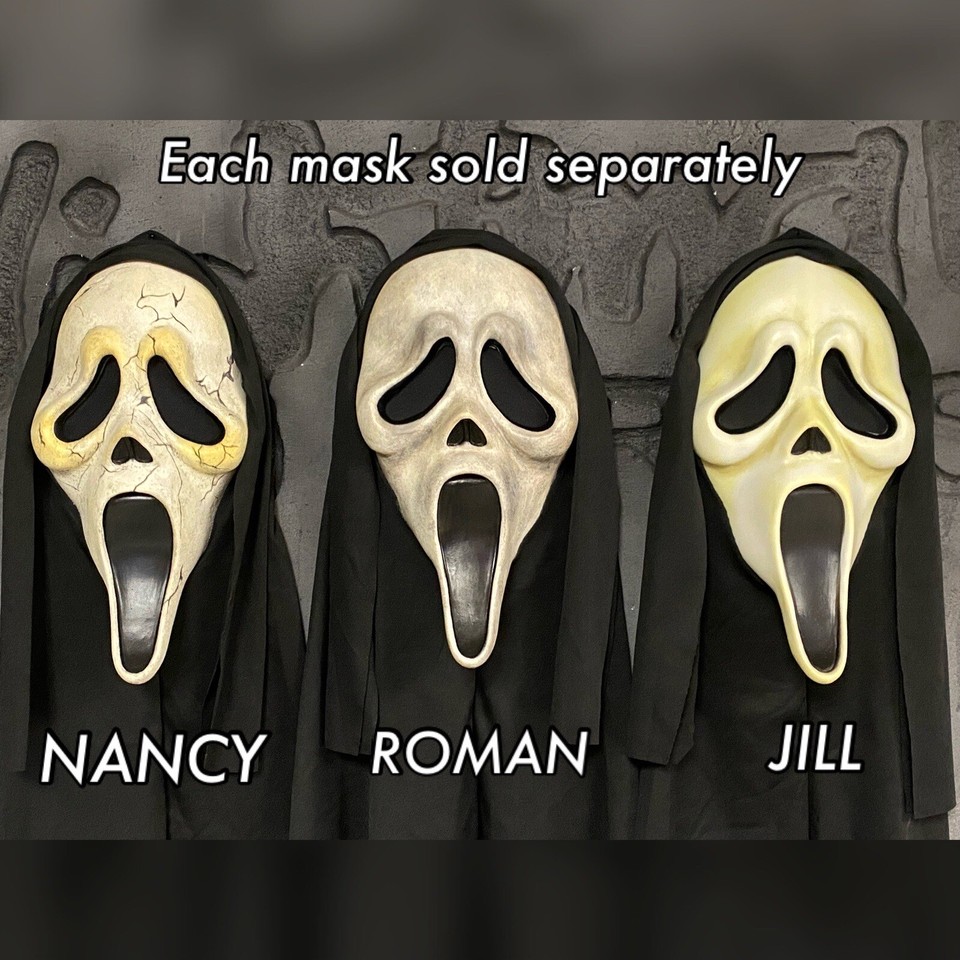 Roman Bridger Ghostface Scream 6 Aged Mask Rehaul EU Stamp Horror Movie ...