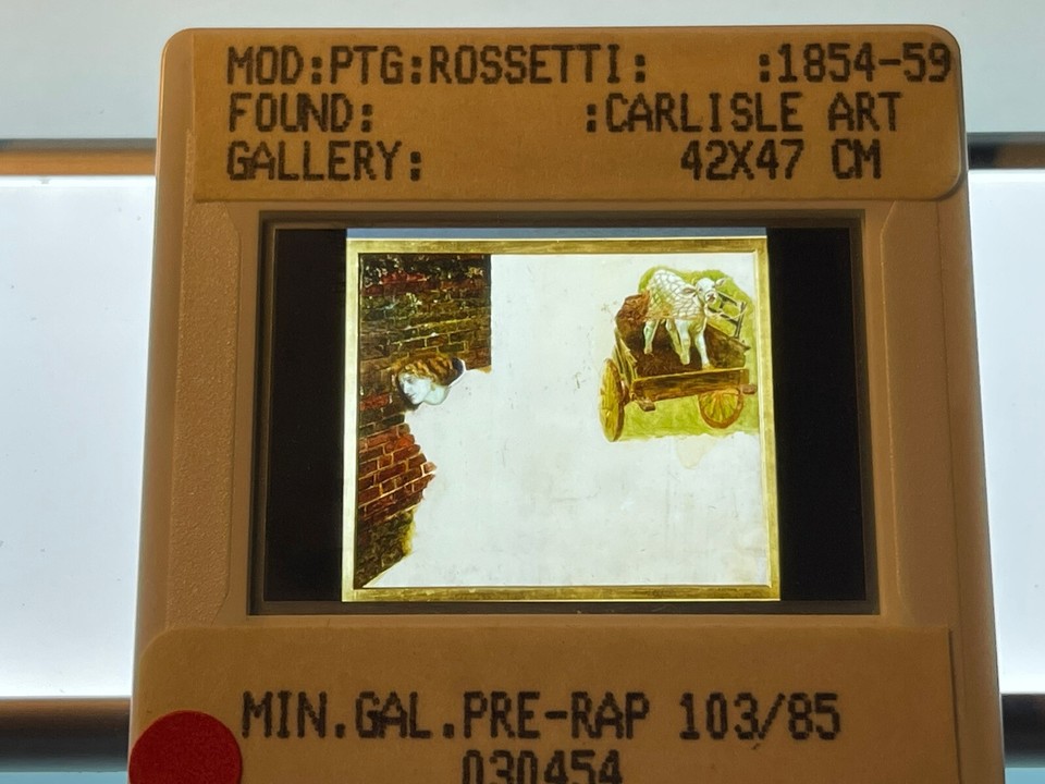 Dante Gabriel Rossetti “Found” Pre-Raphaelite England 35mm Art Slide | eBay