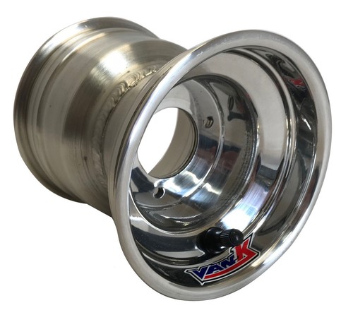 6" VanK Quarter Midget Wheels Polished Aluminum / 2.5" Bolt Circle Go ...
