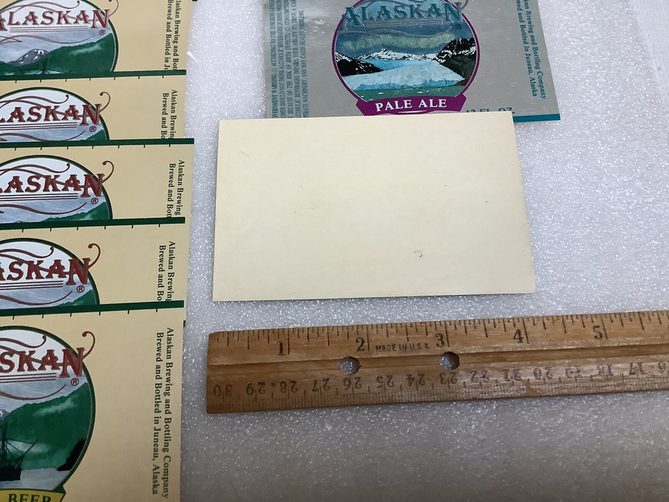 Alaskan Brewing Co Juneau AK 10 Beer Labels Amber and Pale Ale | eBay