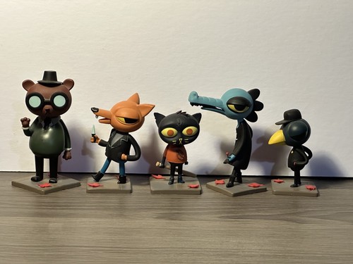 Night in the Woods Complete Set of Figures with Boxes Mae Bea Gregg ...