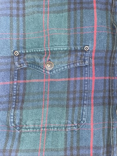 Vintage Adirondack by Savile Row 100% Cotton Flannel Large. Rare Deer ...