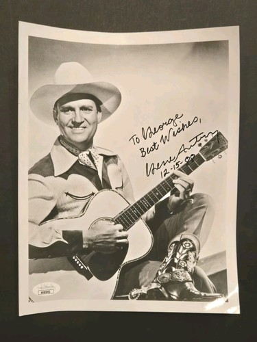 Gene Autry JSA Coa Signed 8x10 Photograph Autograph | eBay