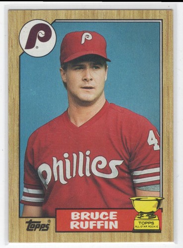 1987 Topps Bruce Ruffin Philadelphia Phillies #499 | eBay