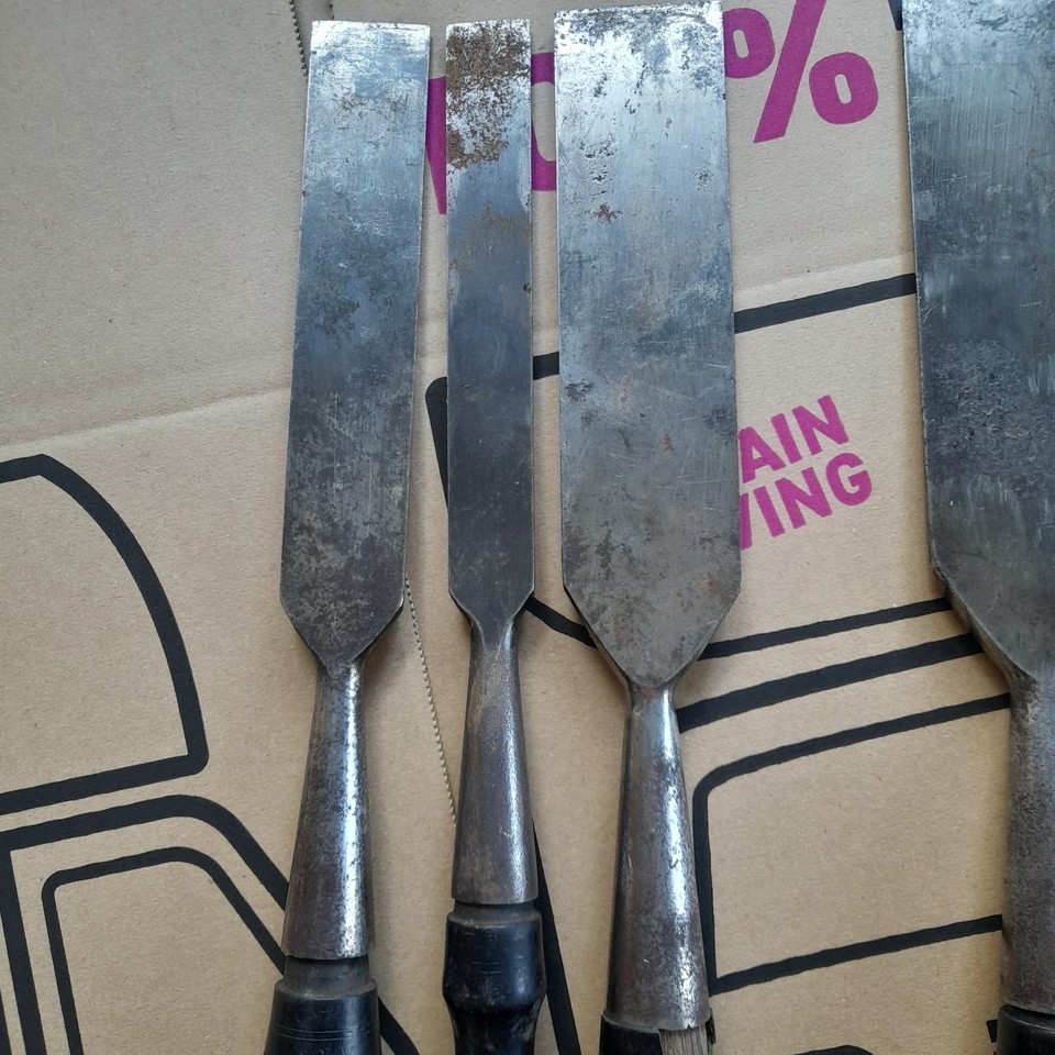 X5 Vtg G. I. MIX & Co. Socket Beveled Edge Cabinet makers Bench Wood ...