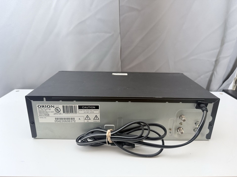 Orion VR313A VCR VHS Player Video Cassette Recorder TESTED | eBay