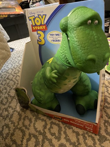 Big Roarin' Rex Toy Story 3 Disney Pixar Fisher Price Squeeze to Roar ...