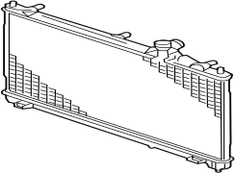 Genuine Mitsubishi Outlander Radiator Assembly 1350A601 for sale online ...