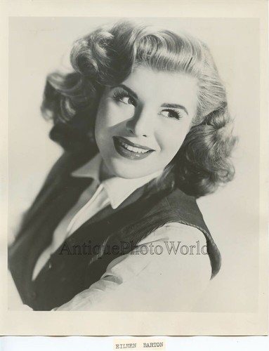 Bella Singer Eileen Barton Vintage Musica Foto | eBay