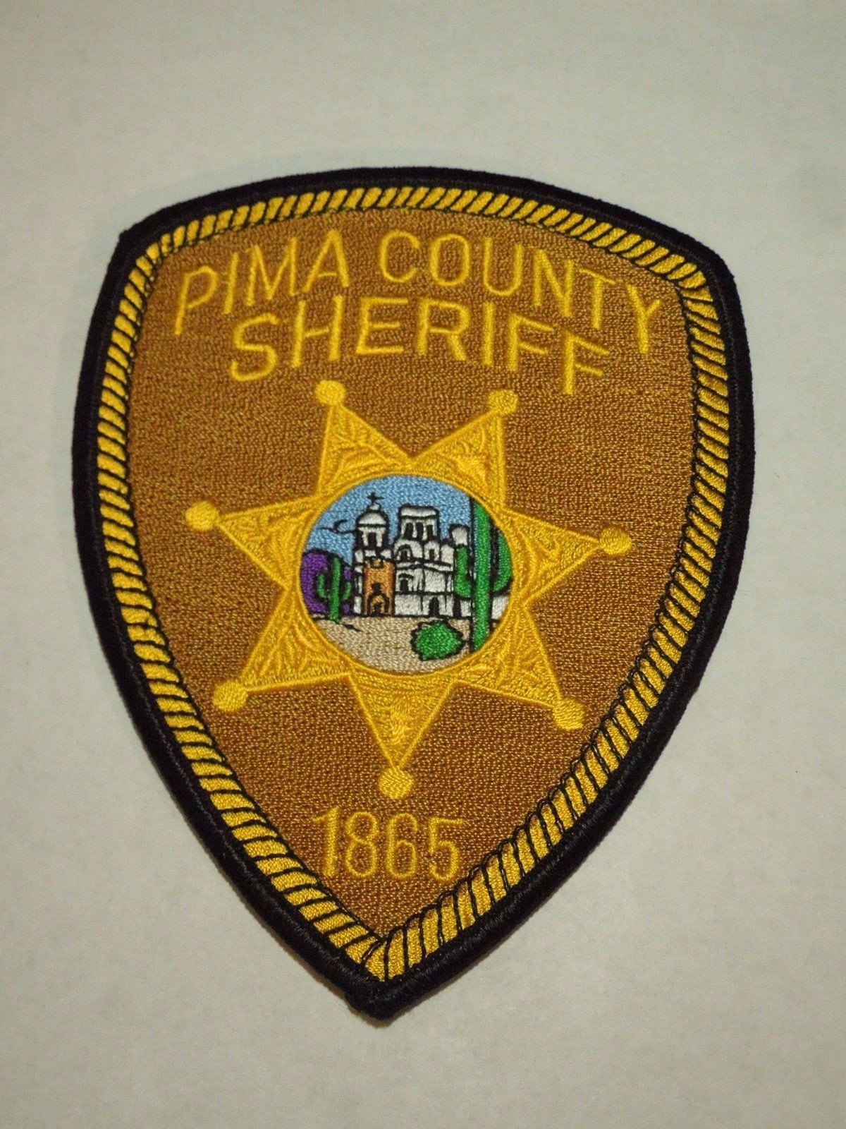 Pima County Sheriff Arizona Shield Shape Iron on Shoulder Patch | eBay