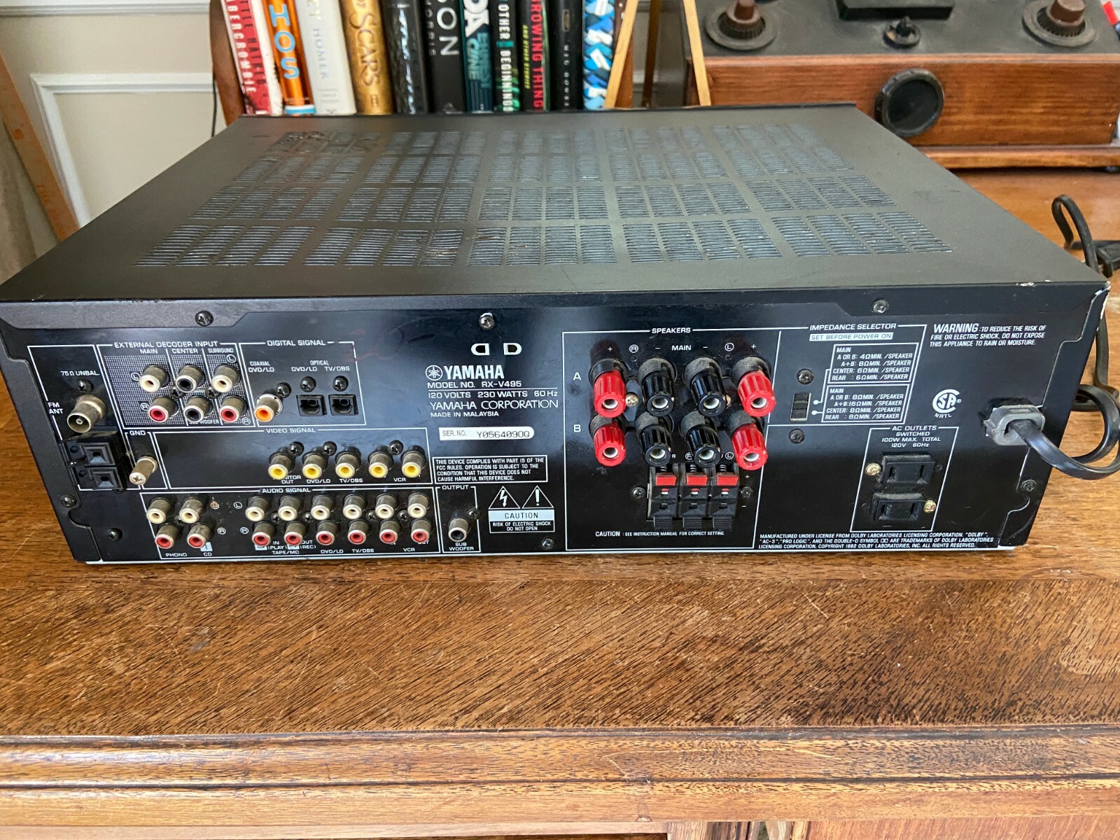 Yamaha RX-V495 Receiver 5.1 Channel 27108908243 | eBay