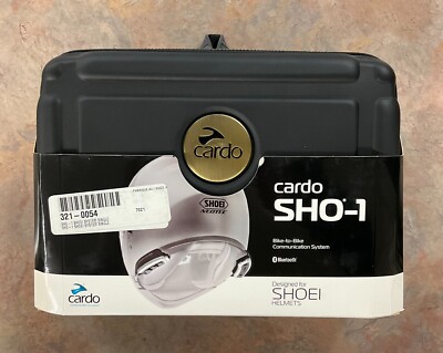 Cardo Shoei SHO-1 Motorcycle Helmet Intercom System - Single Set | eBay