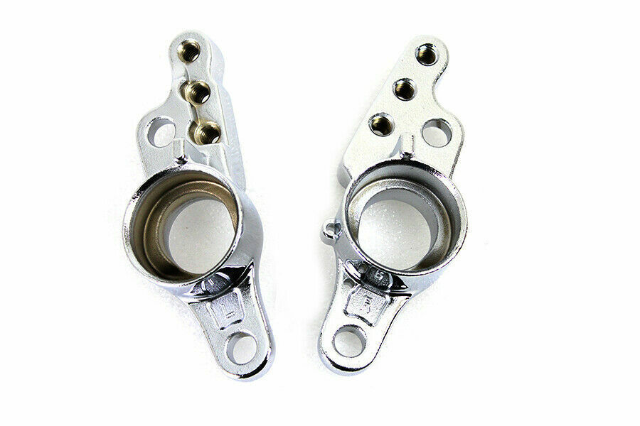 Rear Frame Fork Bracket Set Chrome for Harley Davidson by V-Twin | eBay