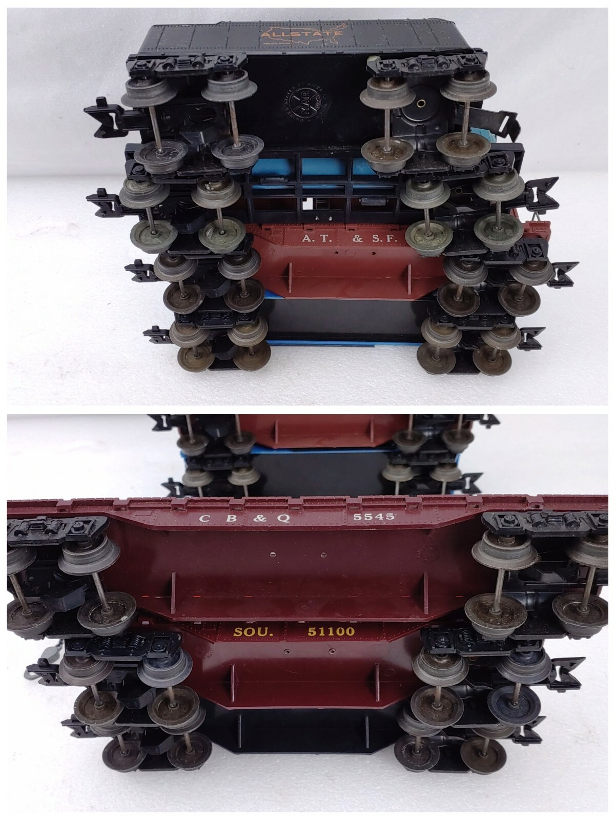 Marx Allstate 9640 Train Set 666 Steam Locomotive Engine Tender O Scale ...