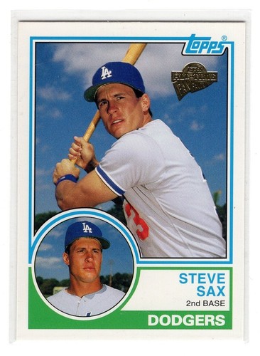 Steve Sax 2nd Base Dodgers 2003 Topps All Time Fan Favorites #42 ...