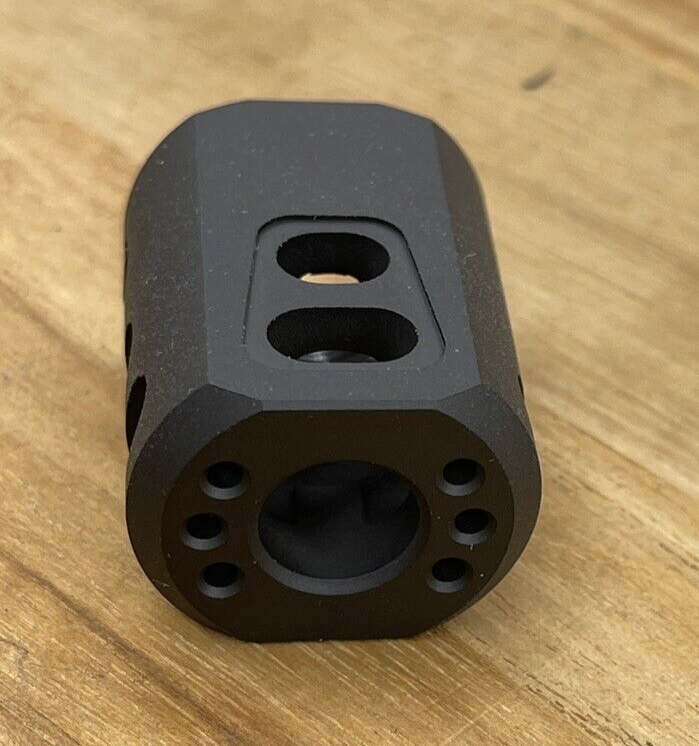 Muzzle Brake Compensator Glock 17, 19, 26 Springfield Hellcat 1/2x28 ...
