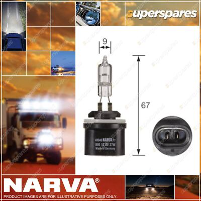 Narva H27 Halogen Globe Lights Headlight 12 Volt 27W Pg13 48046 Premium ...