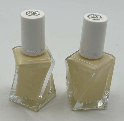 Essie Gel Couture 102 Atelier at the Bay Nail Polish Quick Dry Lot of 2 ...