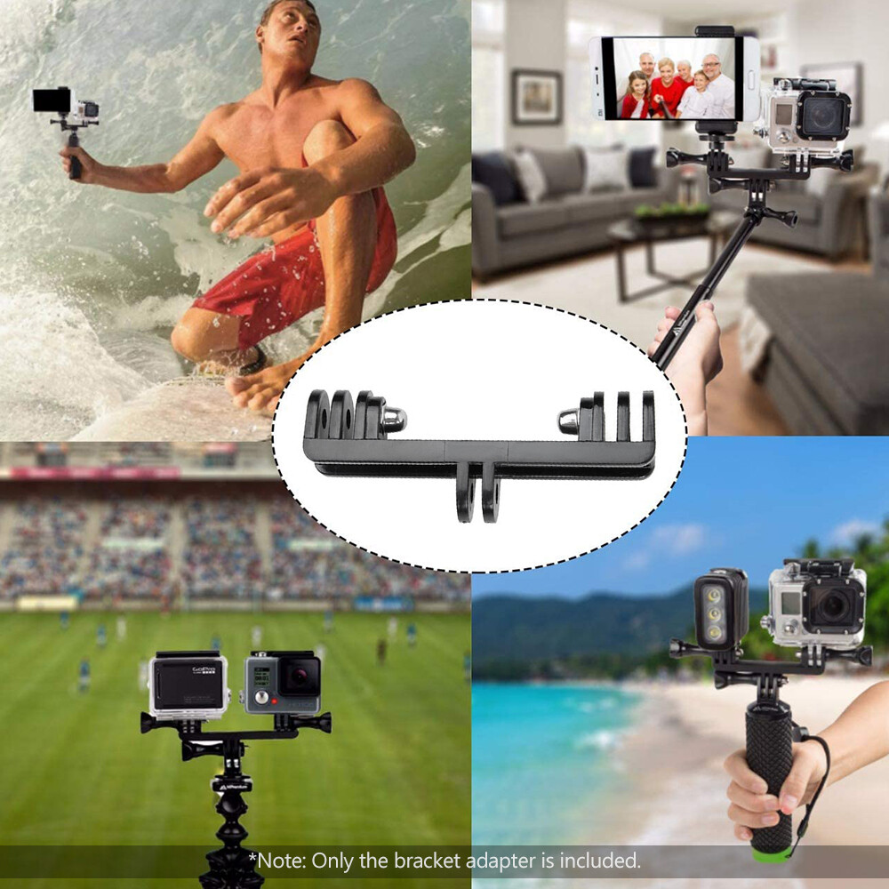 Dual Flash Bracket Twin Mount Replacement for GoPro HERO4 U6K9 | eBay