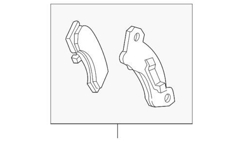 Genuine GM 1997-2000 Buick Regal Rear Base LTZ Disc Brake Pads Ceramic ...