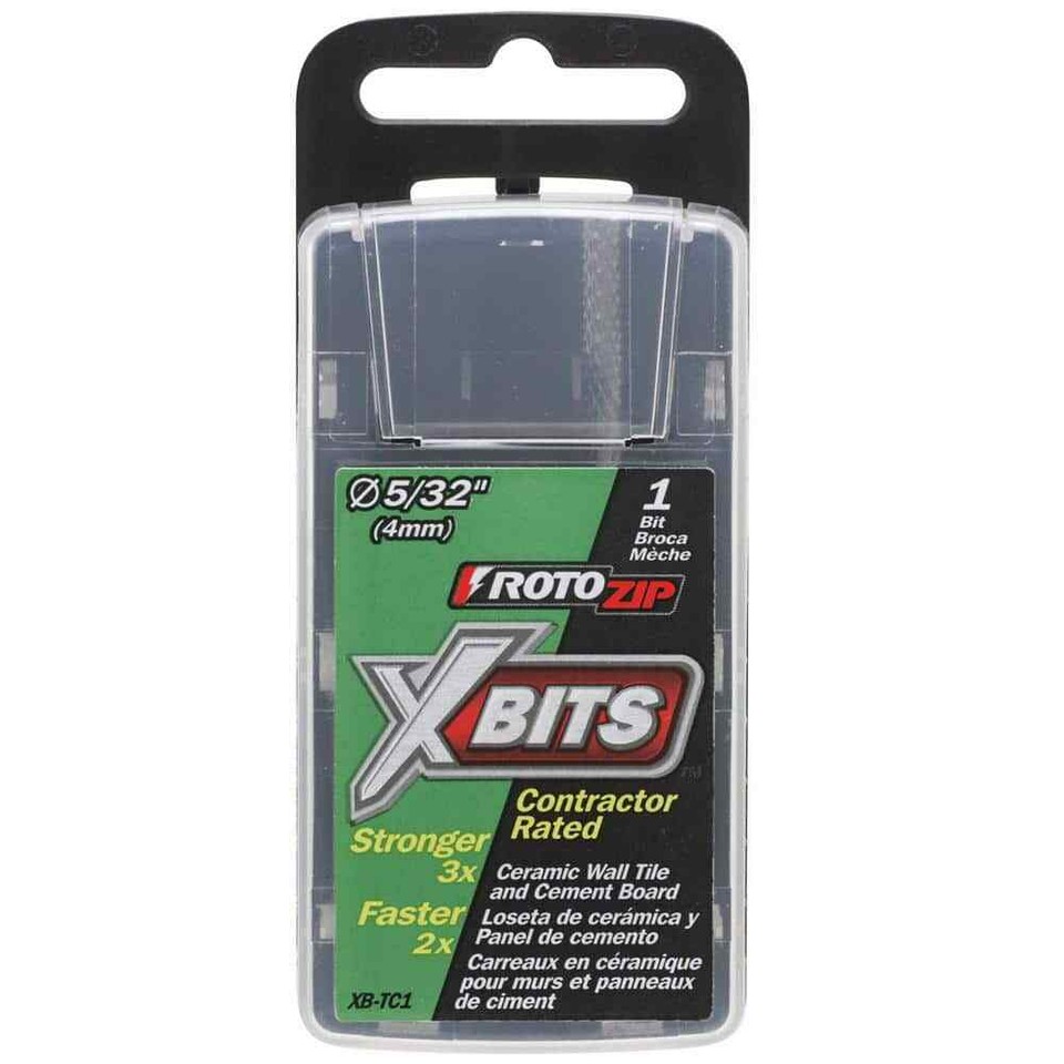X-bit 5/32 In. Rotary Tool Tile Cutter Bit For Underlayment, Hardboard ...