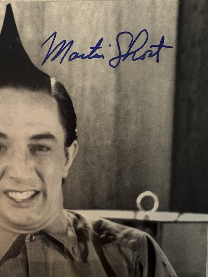 Martin Short Autographed 8x10 BAS COA SNL Ed Grimley Black And White | eBay