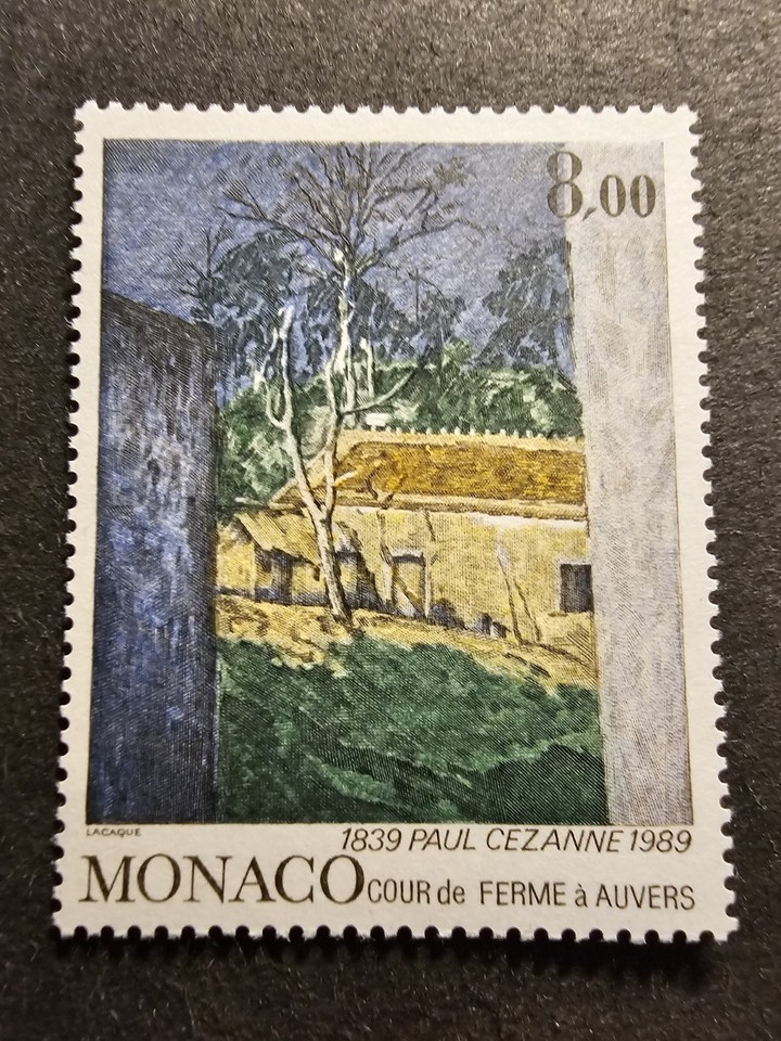 Stamp Monaco Painter Paul Cézanne Arts Painting No. 1695 New ** Luxury ...