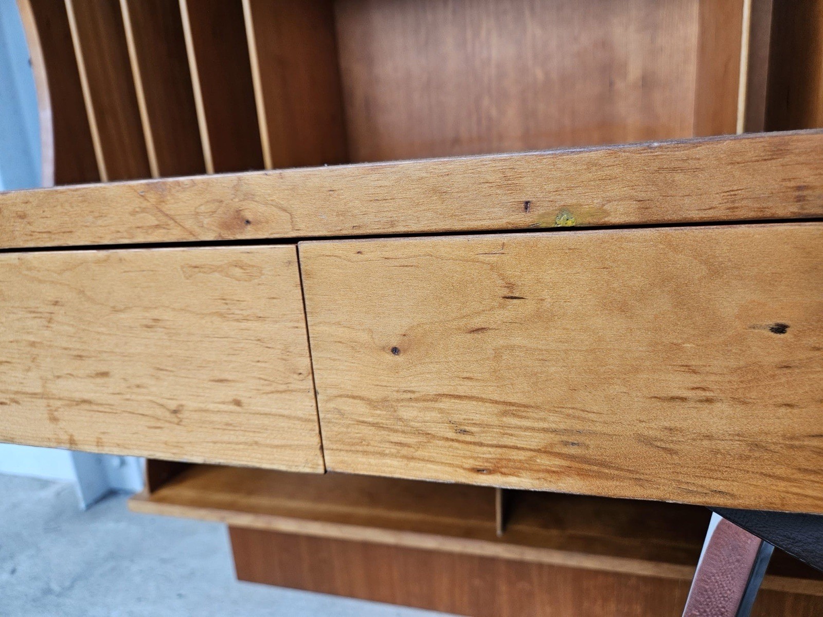 Vtg Late Mid Century Terence Conran Wall Mounted Desk Bureau Danish ...