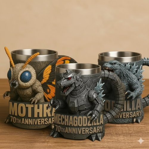 Godzilla 3D Dinosaur Mug Cup | 70th Anniversary Resin Creative Coffee ...