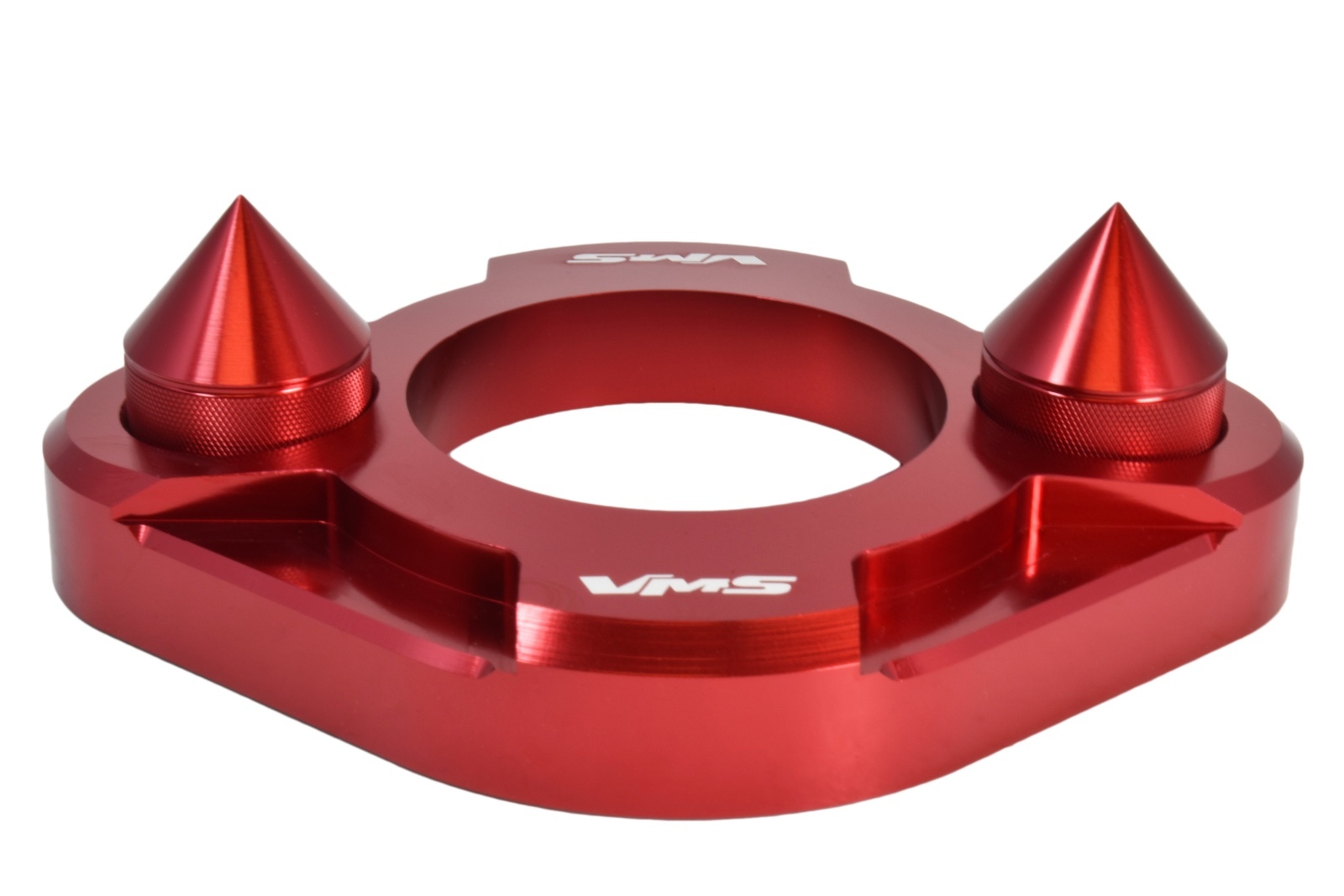 x2 RED VMS RACING SPIKE STRUT TOWER SUPPORT BRACES FOR 00-09 HONDA ...