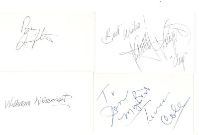 My Three Sons cast signatures! Fred MacMurray, Don Grady, William ...