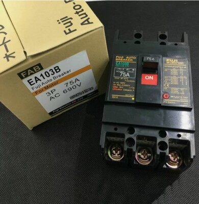 FUJI EA103B 3P 75A In Box Circuit breaker New | eBay