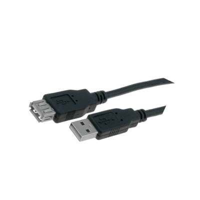 CU202-B-030-PB Cable USB 2.0 USB A Female USB A Male Nickel Plated3 ...