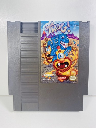 TROG! -- NES Nintendo Original Classic Authentic Rare Game 21481104025 ...