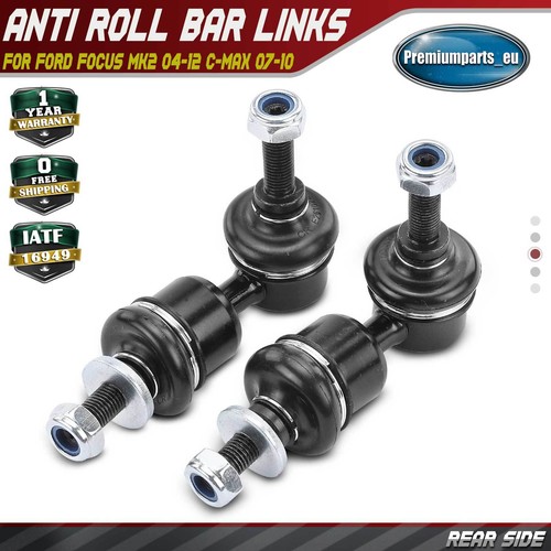 2X ANTI ROLL BAR DROP LINKS REAR FOR FORD FOCUS MK2 2004-2012 C-MAX ...