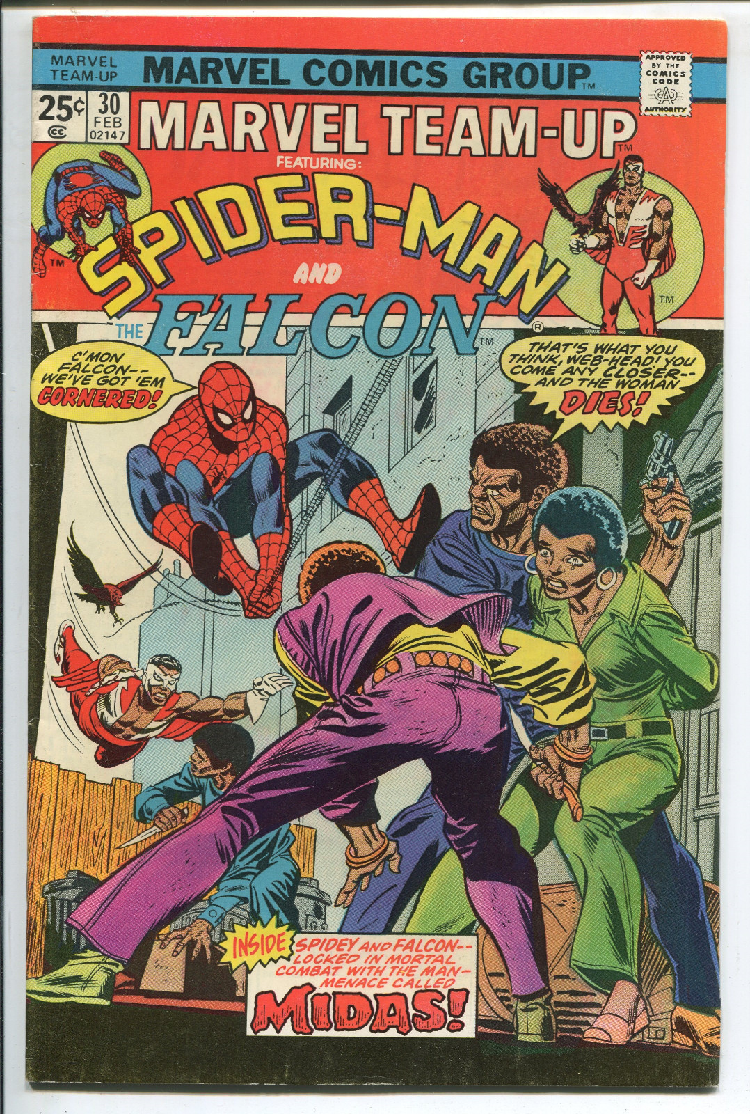 Marvel Team-Up #30 - Spider-Man & Falcon! - 1975 (Grade 7.0) | eBay