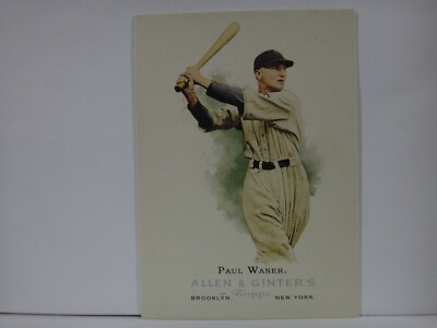 2006 Topps - Allen & Ginter’s - #272 Paul Waner - Pittsburgh Pirates | eBay