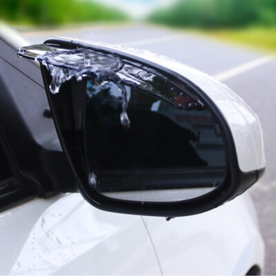 2pcs Car Rear View Side Mirrors Rain Board Eyebrow Guard Sun Visor ...