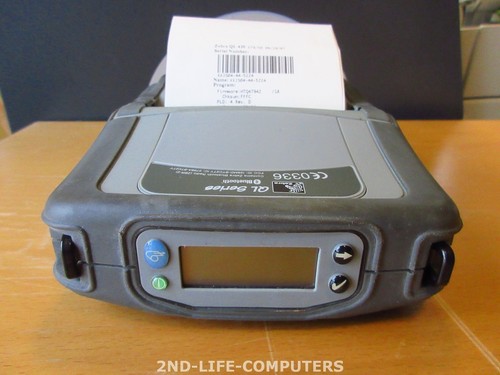 Zebra QL420 Bluetooth Direct Thermal 203DP Mobile Barcode Label Printer ...