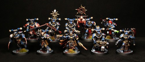 Kill Team: Nemesis Claw Night Lords painted Warhammer 40k Chaos Space ...