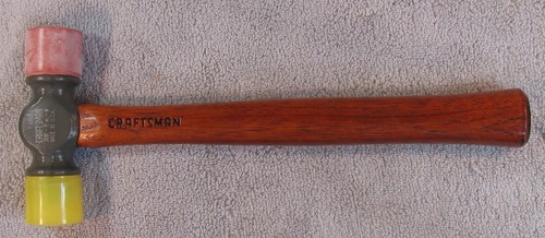 NEW Vtg. USA Craftsman 12oz Soft Double Face Tip Hammer Mallet 38292 | eBay