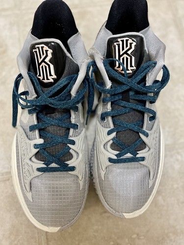 Size 10.5 - Nike Kyrie 4 Low Gray Fog Sapphire 2021 | eBay