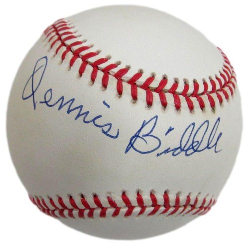Dennis Biddle Signed ONL Baseball Negro League Chicago American Giants ...
