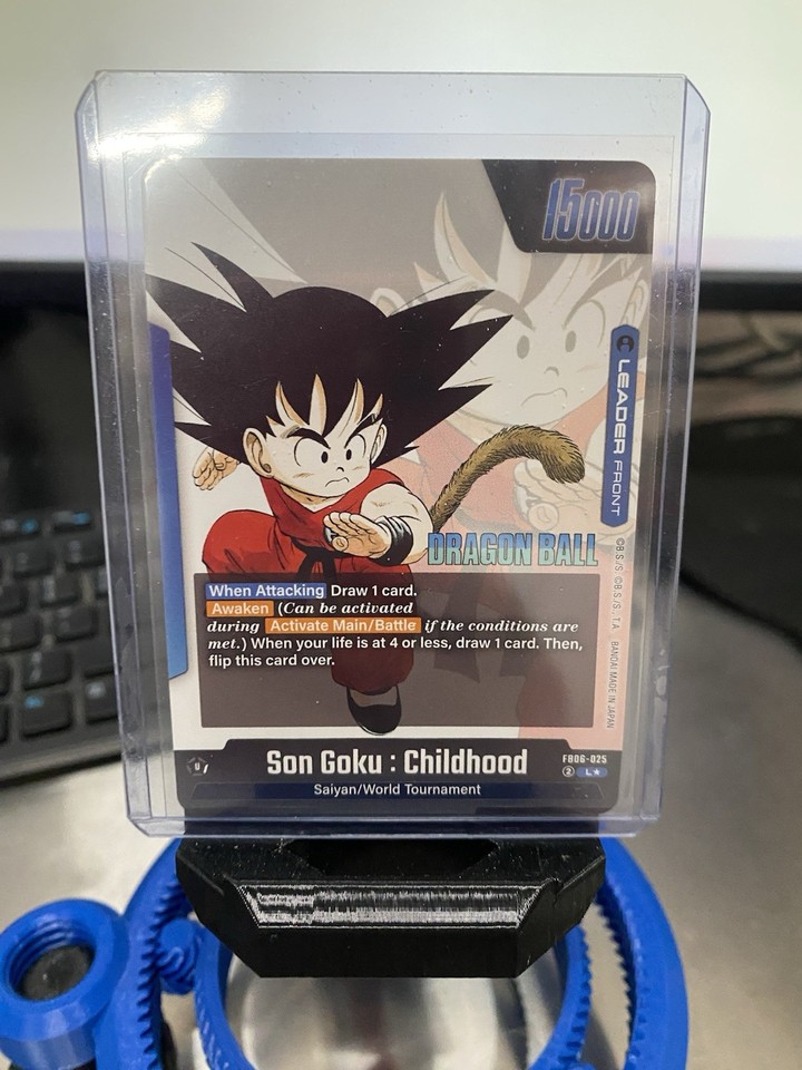 Son Goku : Childhood FB06-025 Leader Gold Alt Art Manga Booster 01 | eBay