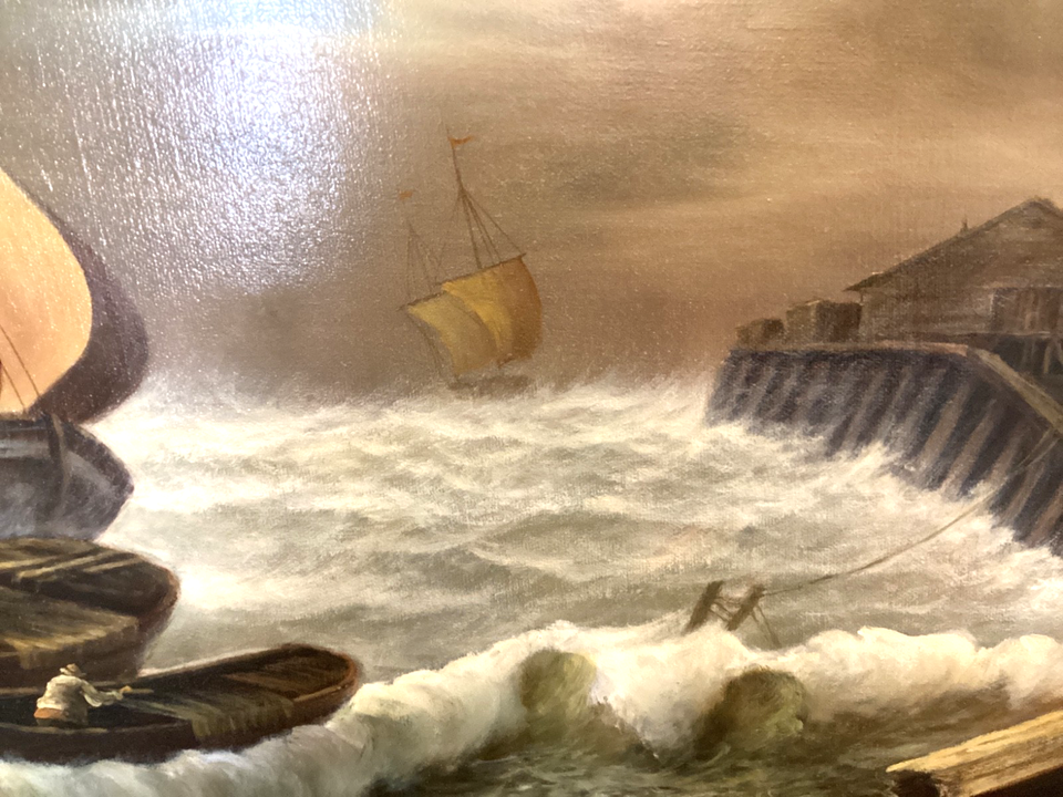 Vintage 1980’s T. Slowsky Acrylic On Canvas Framed Painting | eBay UK