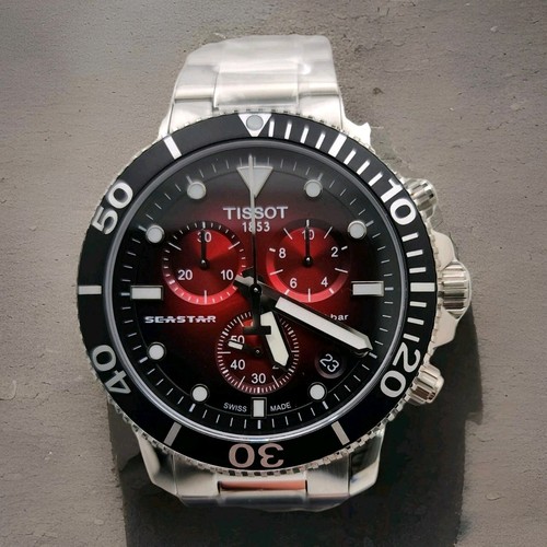 Tissot Seastar 1000 Red Men's Watch - T120.417.11.421.00 | eBay