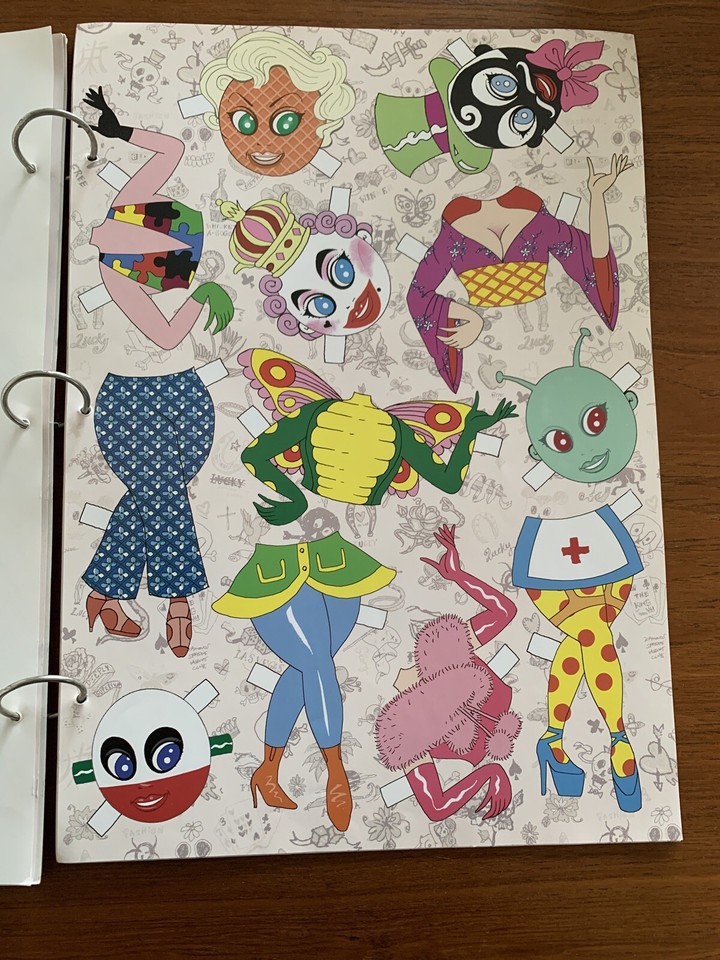 LEIGH BOWERY FABULOUS MASTER OF DISGUISE Supermodel Paper Doll VINTAGE ...